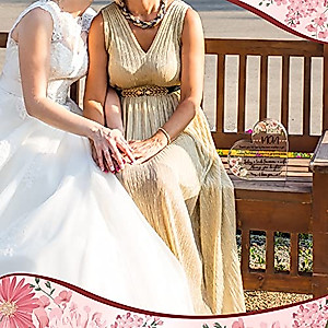 Gifts for Mother of the Bride Mother of the Bride Gifts from Daughter Thank You for Being the Best Mom Acrylic Heart Keepsake Wedding Gift from Daughter Thank You Wedding Gift for Mom (Flower)