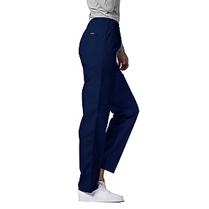 Adar Universal Scrubs for Women - Tapered Cargo Scrub Pants - 506 - Navy - XL