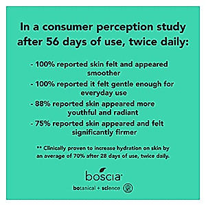 boscia Skin Nutrition Firming Body Serum, Vegan Cruelty-Free Natural Daily Moisturizer for Sensitive Skin. Firming Body lotion for maximum hydration.