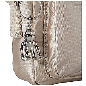 Kipling Women's Abanu Crossbody Bag, Metallic Glow