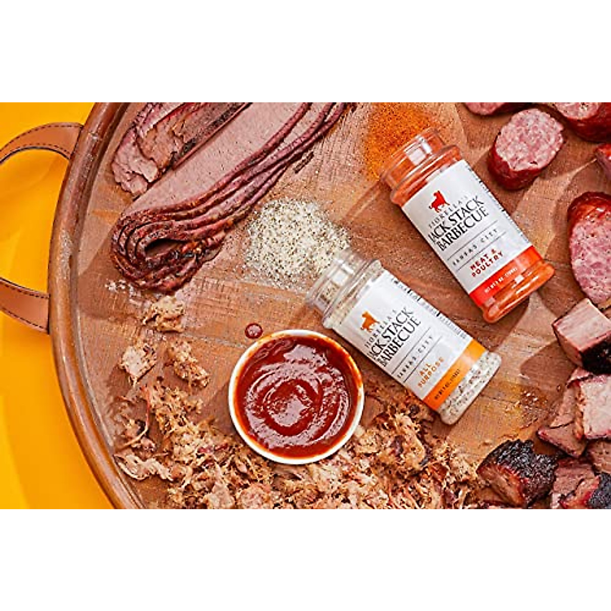 Jack Stack Barbecue Dry Rub Seasoning Variety Pack - All Purpose, Steak, Poultry & Meat Seasonings - Kansas City Spice 3 Pack - for Chicken, Steak, Ribs, Vegetables, Seafood, and More (7oz Each)