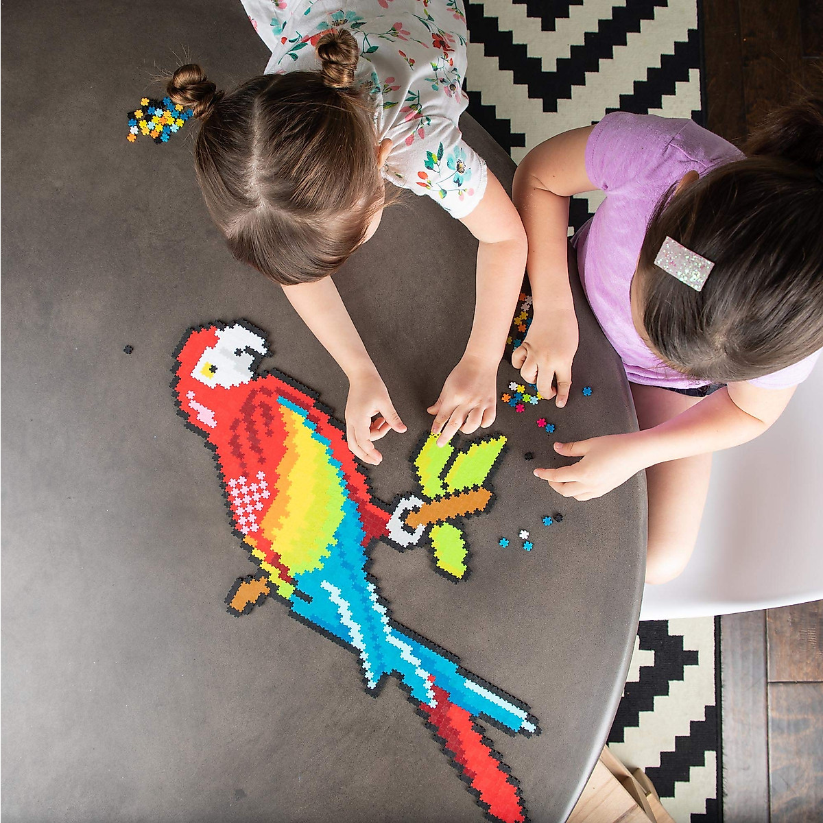 Fat Brain Toys Jixelz 700 Piece Set Roving Robots Pixelated Puzzle Art for Children, Suitable for Boys & Girls Aged 6 Years and Above