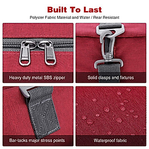 Canway 85L Travel Duffel Bag, Foldable Weekender Bag with Shoes Compartment for Men Women Water-proof & Tear Resistant