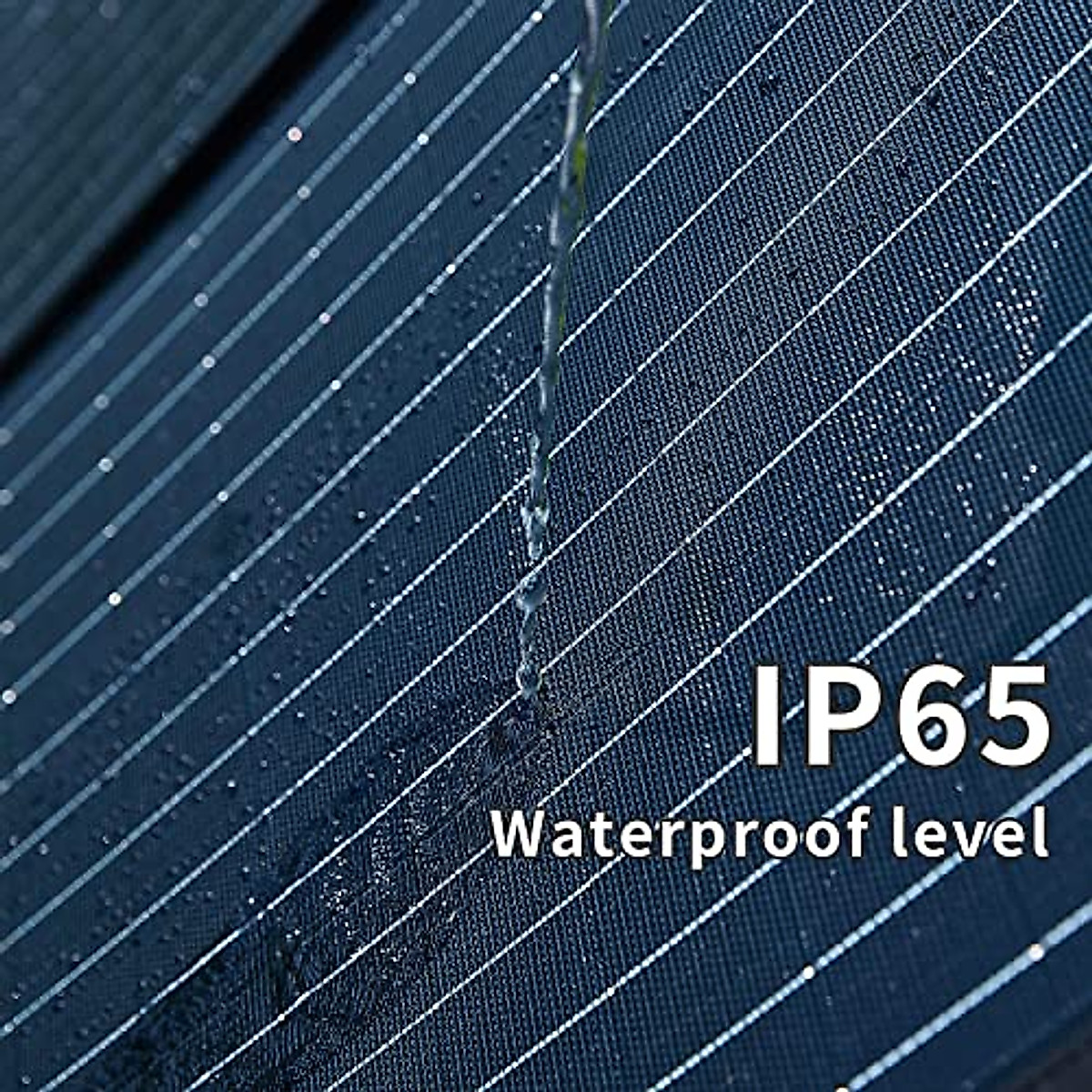 BLUERISE 60W Solar Panel Monocrystalline ETFE Cover Portable Foldable Solar Charger for Portable Power Station Generator, iPhone, Ipad, Laptop USB QC 3.0, Typc C Output for Outdoor Camping Van RV Trip