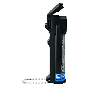 Home and Away Bundle: Wildfire 1.4% 2 Oz Pepper Gel Sticky Pepper Spray with Flip Top Actuator, Belt Clip and Key Chain and MACE 1/2 Oz Personal Pepper Spray - Lot of 2 as Shown