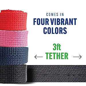 Baby Buddy Toddler Tether, Child Safety Leash, Toddler Travel Essential, Child and Baby Tether Strap for Walking, Safety Walking Guide for Children and Parents, Black, 2 Count