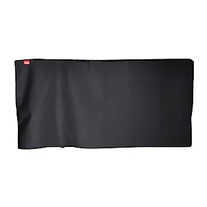 BroilPro Accessories XL Patio Ottoman Cover with Straps and Handles, Heavy Duty Outdoor Furniture Winter Cover for Keter, Suncast, Lifetime Storage Box (63"(L)26"(D)28.3"(H))