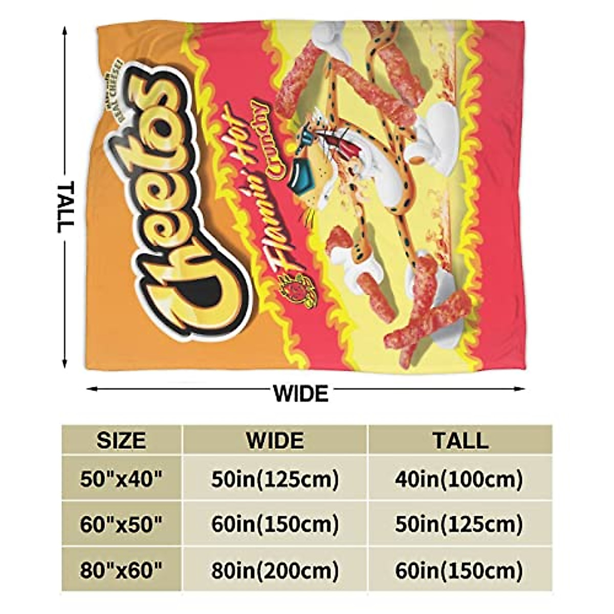 LLOTODO Funny Crazy Cozy Flannel Bed Blanket Soft Throw Fit Couch Sofa Car Beach Travel Picnic Camping Suitable for All Season, 50inchesx40inches