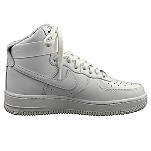 Nike Women's Air Force 1 High Triple White White/White-White (DD9624 100) - 7.5
