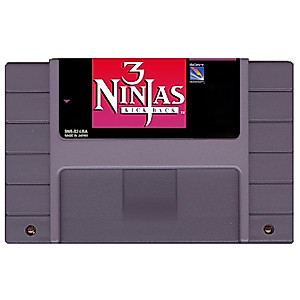 3 Ninjas Kick Back (Super Nintendo, SNES) – Reproduction Video Game Cartridge