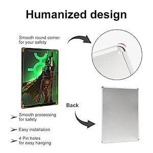 Necron Imotekh Stormlord 1 physical culture Poster Signs 8 x 12 Inch Decor Funny Chic Art Wall Decort Home Yard Signs Bar Hotel Cafe Pub Indoor Outdoor restauran