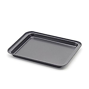 Little Small Baking Sheets Nonstick Set of 2 (9.5inch X 7.1inch) - SS&CC 8 Inch Nonstick Baking Toaster Oven Tray Cookie Sheets, 1 or 2 Person Household