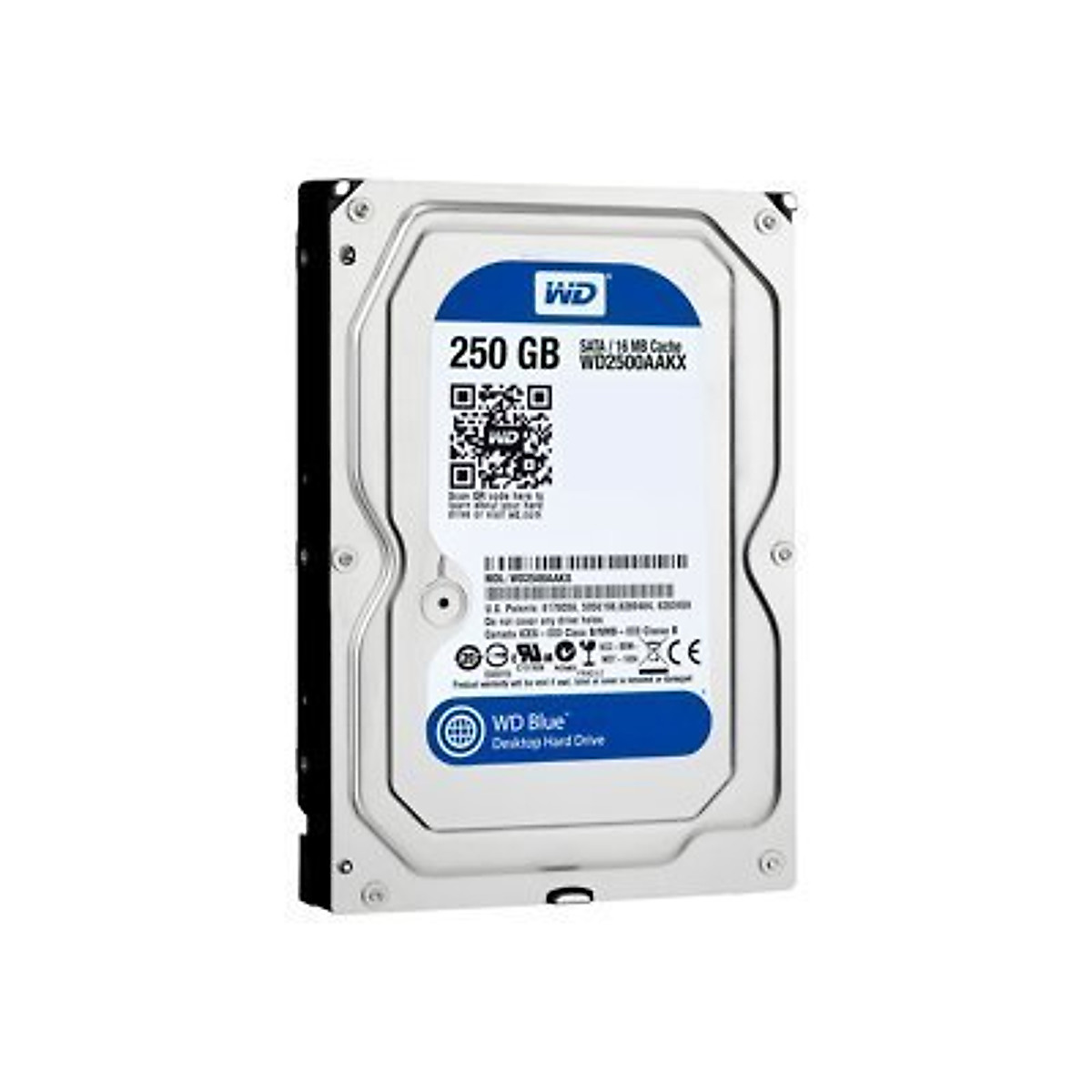 WESTERN DIGITAL WD2500AAKX Caviar Blue 250GB 7200 RPM 16MB cache SATA 6.0Gb/s 3.5 internal hard drive (Renewed)