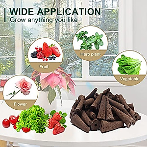 YBB 24 Sets Seed Pod Kit for Aerogarden, Hydroponics Grow Anything Kit Garden Seed Starting System Indoor Hydroponics Supplies with Seed Dispenser