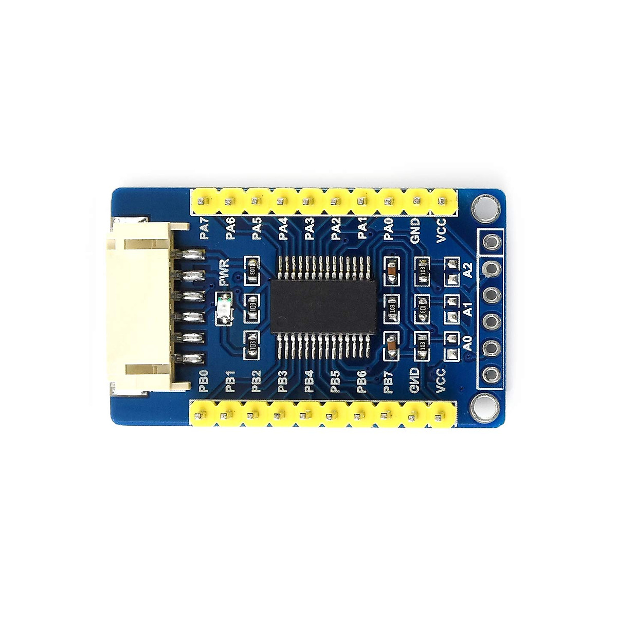 Waveshare MCP23017 IO Expansion Board I2C Interface Expands 16 I/O Pins Stack to 8 pcs Used at The Same Time Allow Multi I2C Modules to be Stacked