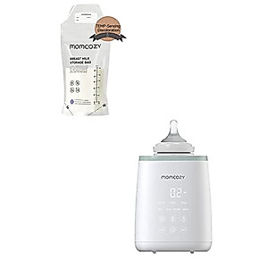 Momcozy Breastmilk Storing Bags 50pcs & Momcozy Smart Baby Bottle Warmer