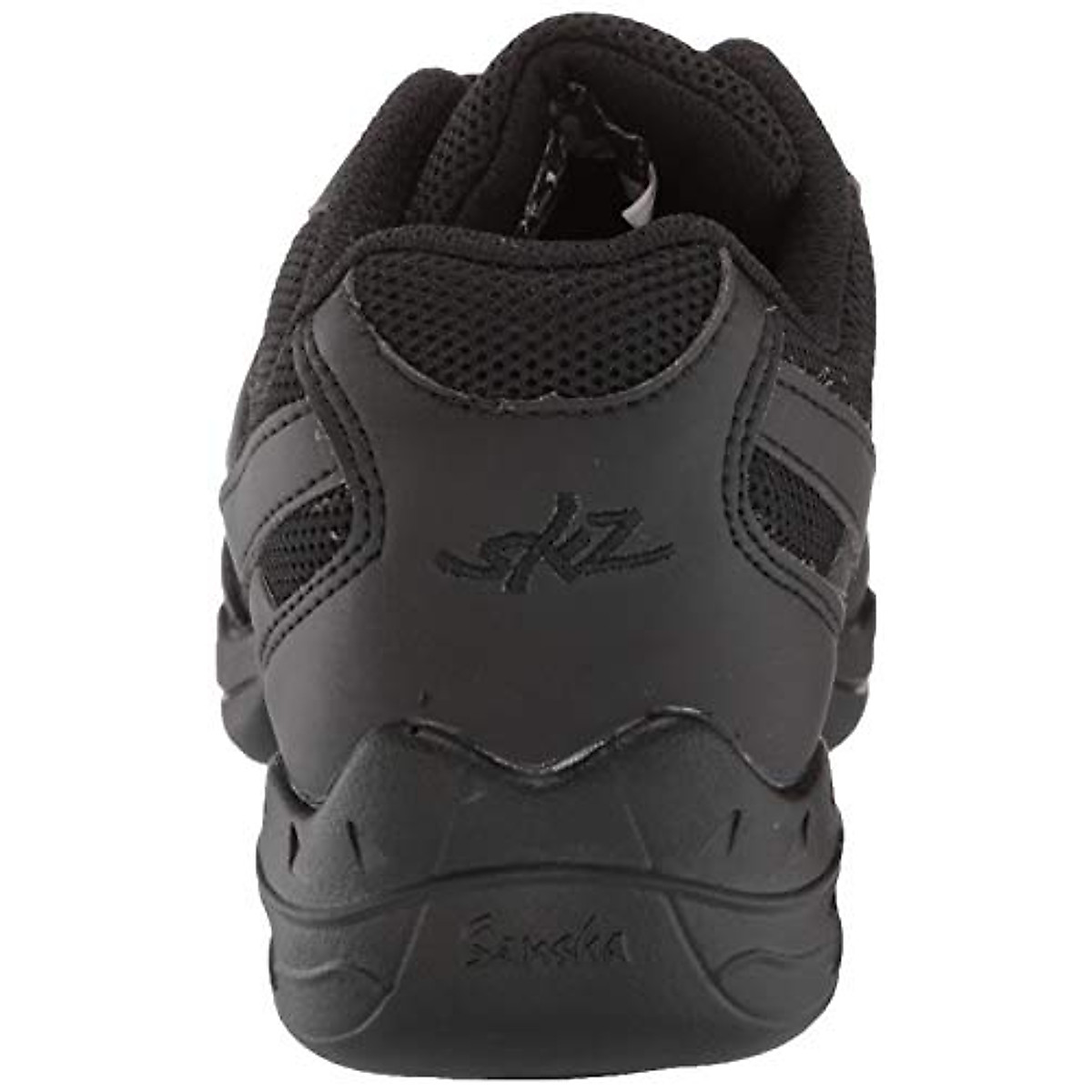 Skazz by Sansha Womens Dance Studio Exercise Sneakers Mesh Suede Air Cushion Caro P121M, Black,9.5