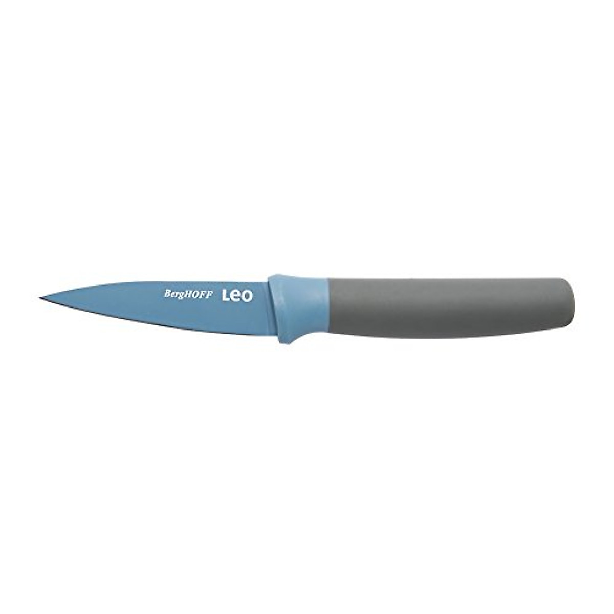 Berghoff Leo Stainless Steel Ceramic Coated Non-Stick Paring Knife, 8.5cm, 8.5 cm, Blue