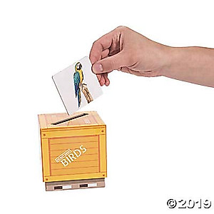 Fun Express Animal Classifications Sorting Boxes - 37 Pieces - Educational and Learning Activities for Kids