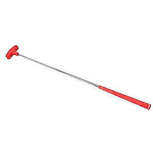 Gedourain Kids Golf Putter Steel Shaft Mini Rubber Head,for Kids(red)