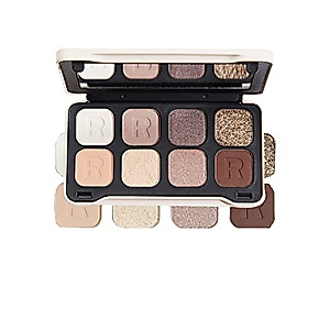 Makeup Revolution, Forever Flawless Dynamic, Eyeshadow Palette, Serenity, 8 Shades, 8g
