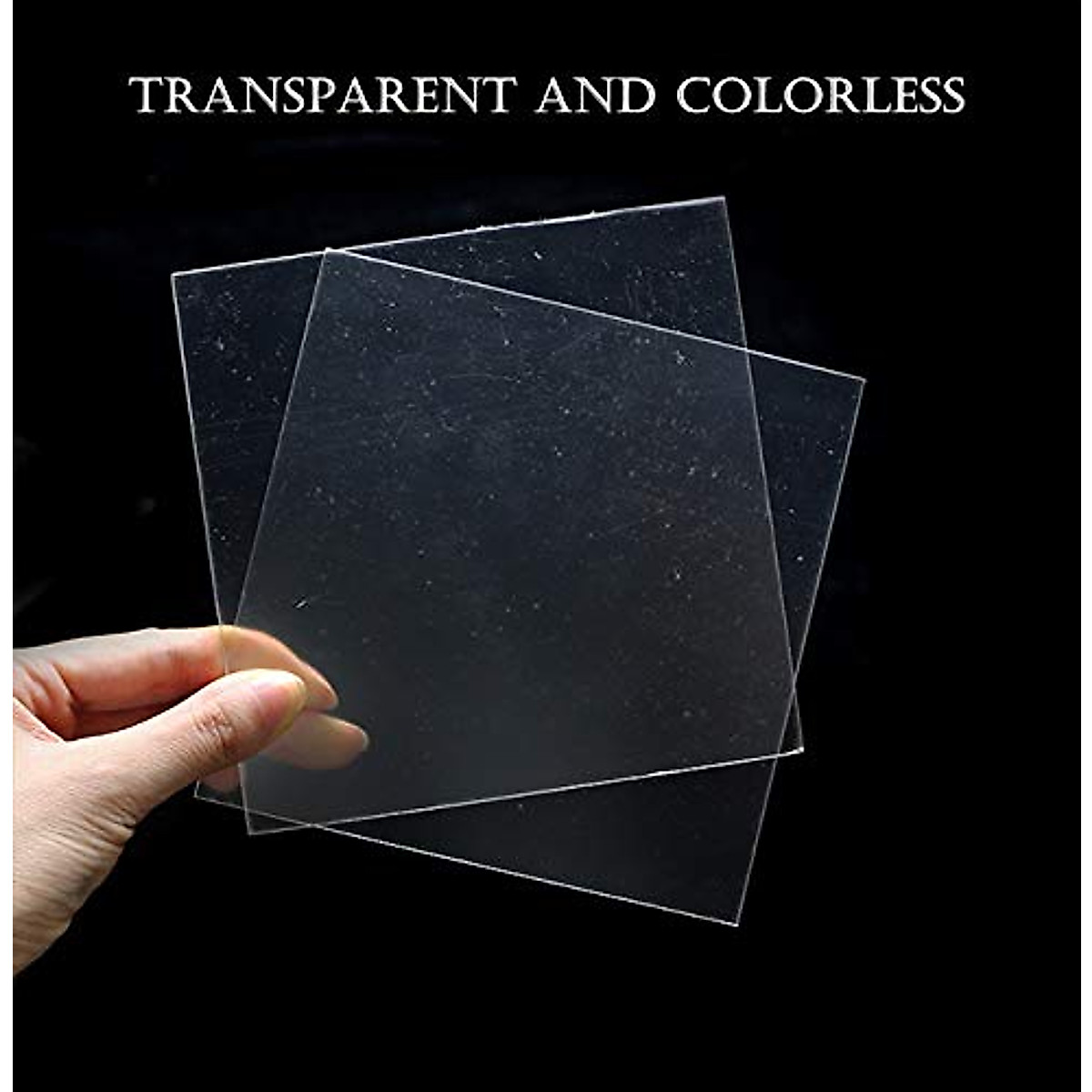 20 Sheets 1.0MM Dental Hard Splint, Thermoforming Materials for Vacuum Forming Machine 5''x 5''