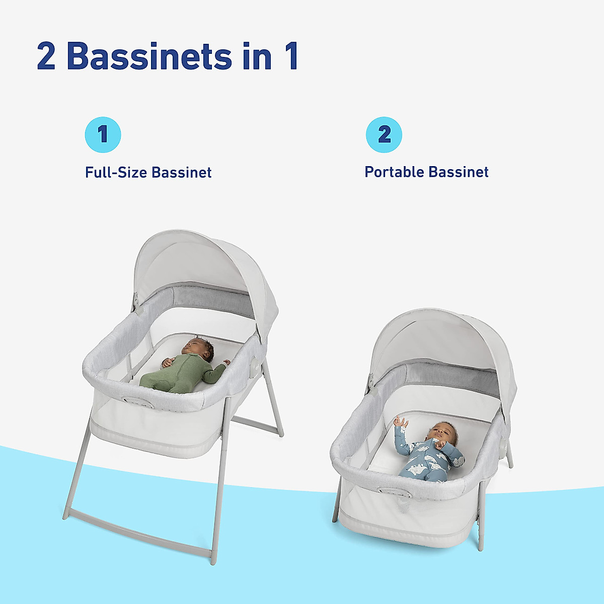 Graco® DreamMore™ 2-in-1 Portable Bassinet, Bella