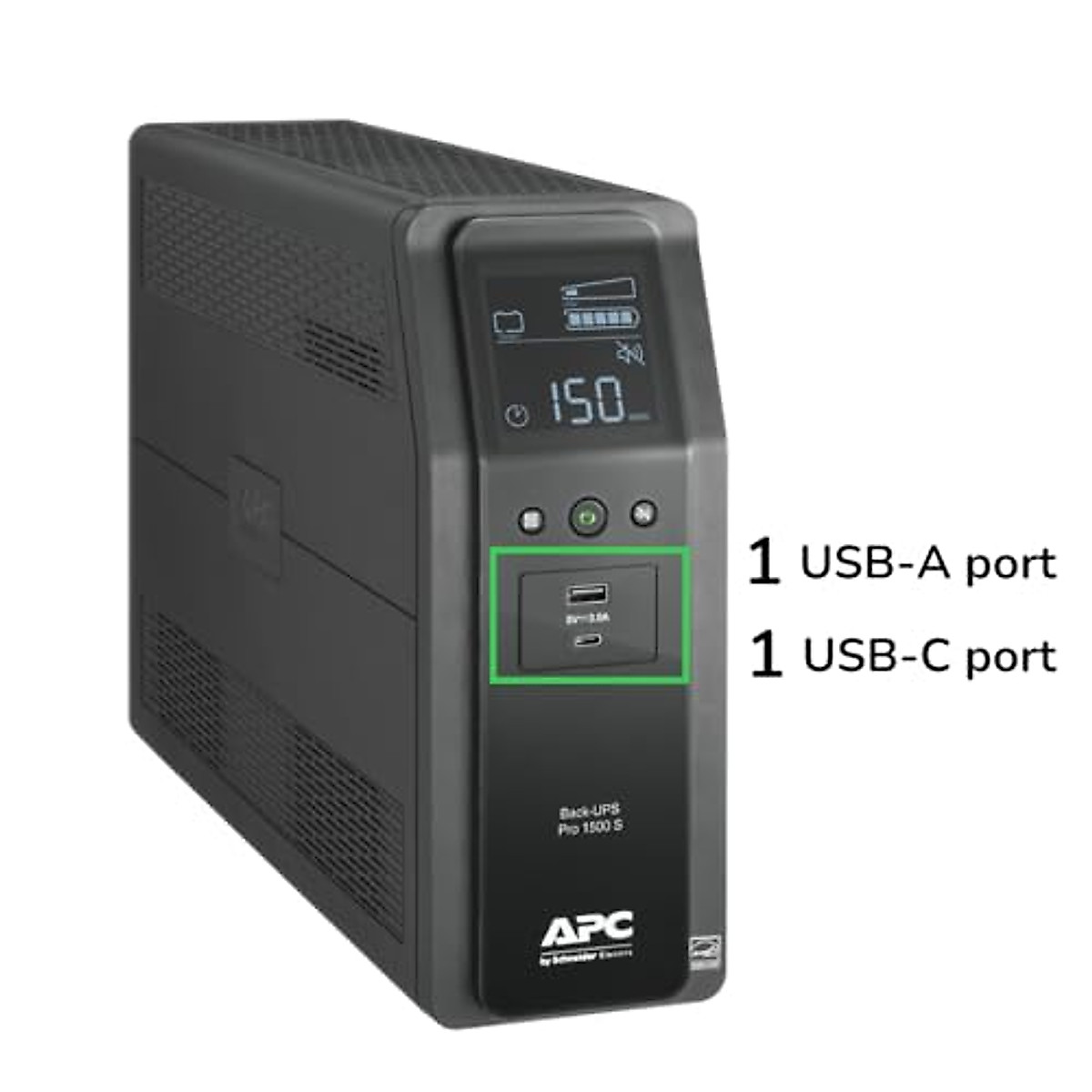APC UPS 1500VA Sine Wave UPS Battery Backup, BR1500MS2 Backup Battery ...