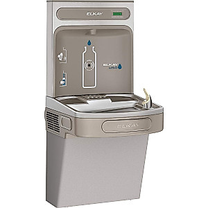 Elkay EZSDWSLK Bottle Filling Station and Cooler, 38.63 x 19.00 x 0.00 inches, Light Gray Granite