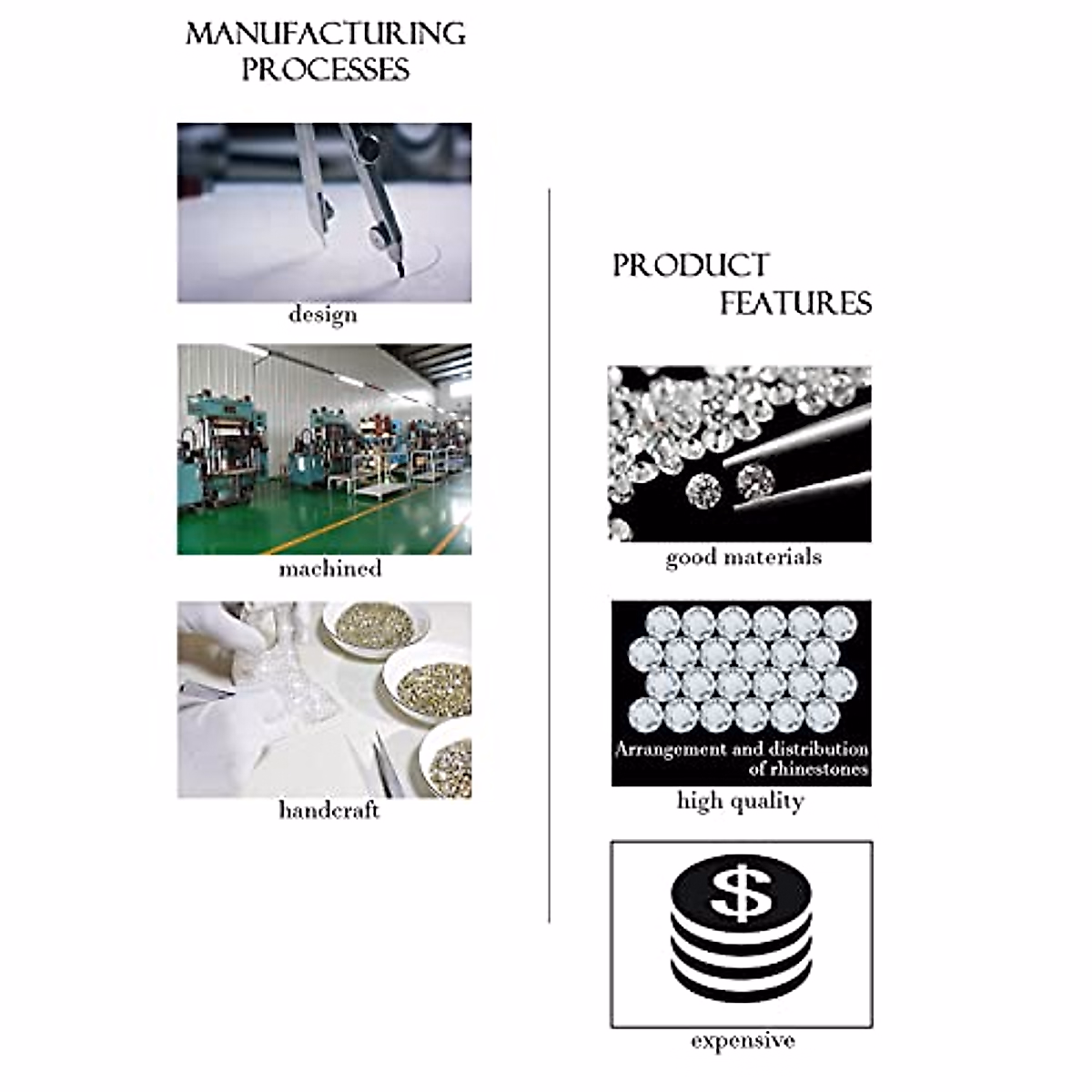 CARCHILE SZ Bling Rhinestone Crystal Adjustable Cell Phone Stand, Phone Holder for Desk, Phone Desktop Holder Stand Compatible with iPhone IPAD Samsung Smart (Silver)