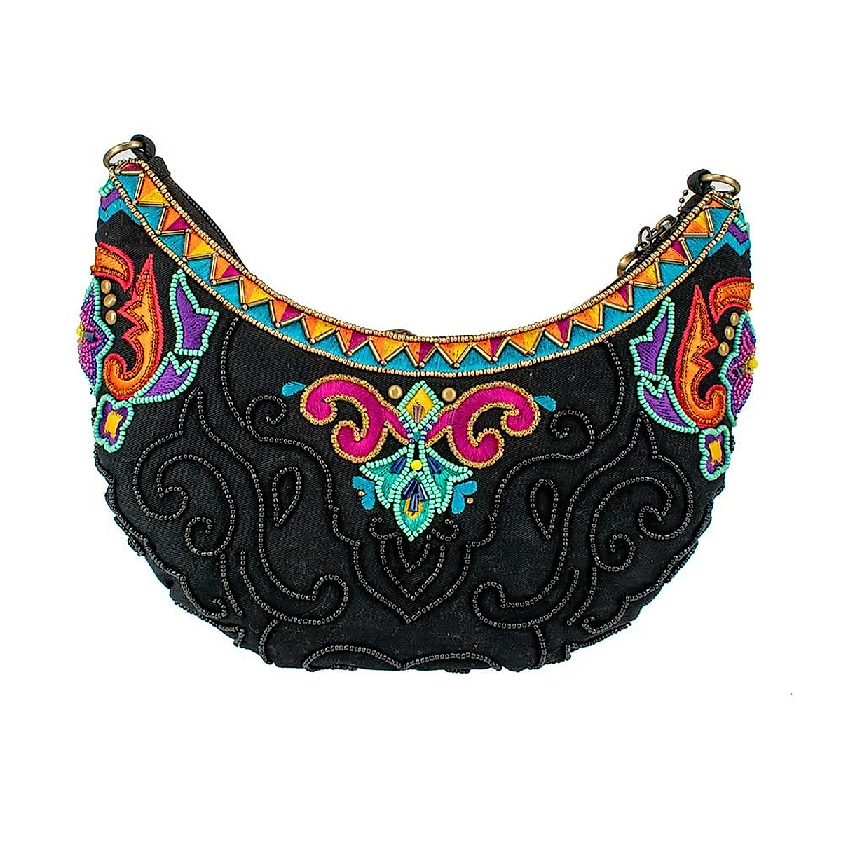 Mary Frances Womens Mary Frances Majorca Crossbody handbag, Multi, One Size US