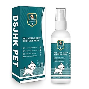 AENEY Bitter Spray for Dogs to Stop Chewing and Licking, No Chew Spray for Dogs, Stop Licking Wounds and Hot Spots, Protecting Furniture, Pet Corrector Spray for Dogs