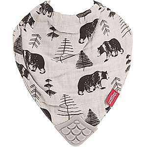 Baby Bibs - 3 Pc Muslin Bibs - Reversible 100% Natural Cotton Teething Bib - Baby Bibs For Girls And Boys, Baby Essentials