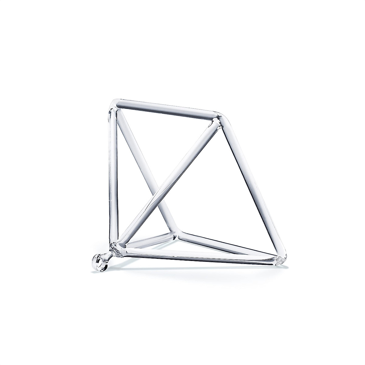 Joysense Crystal Singing Pyramid Clear Quartz 5 inch With Crystal Singing Bowl Striker