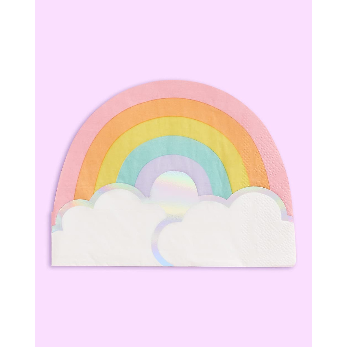 xo, Fetti Rainbow Napkins - 3-ply, 25 pcs | Happy Pastel Birthday Party Decorations, Cute Bachelorette Party, Cool Cake Plates, Unicorn Bday, Baby Shower