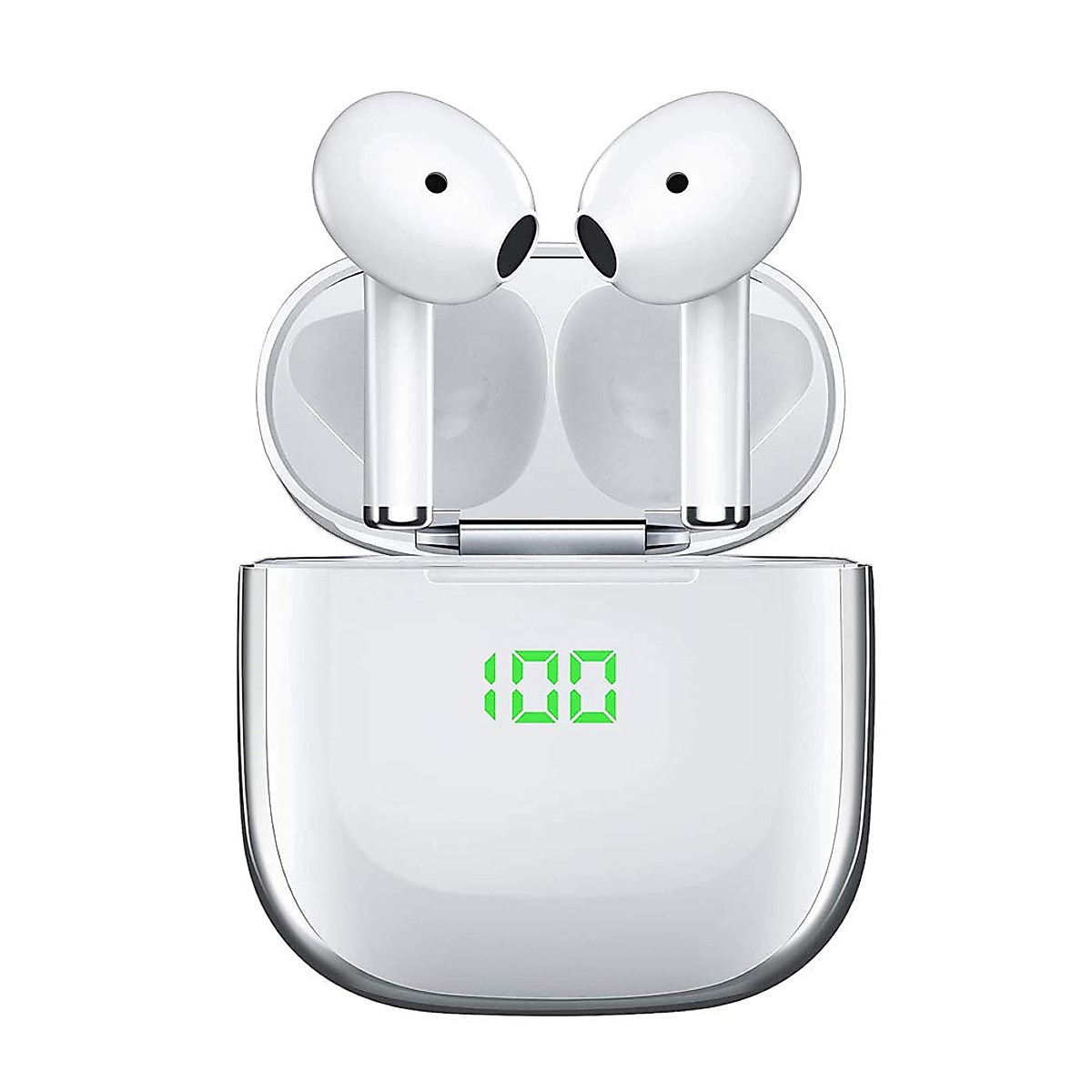 Bluetooth 5.0 Wireless Earbuds,K6 TWS Wireless Earbud Headphones in-Ear Earphones with Charging Case, Mini Car Headset Built-in Mic