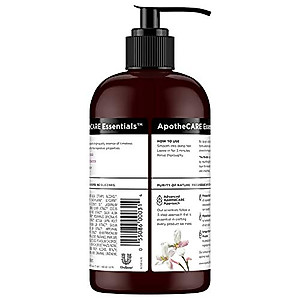 ApotheCARE Essentials The Mender Damaged Hair Repair Conditioner, Coconut Milk, White Jasmine, Vitamin E, 12 oz