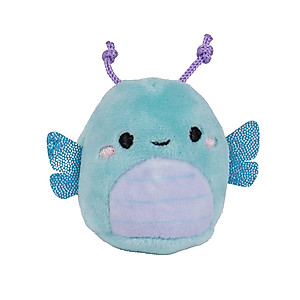 Squishville by Squishmallows SQM0158 Mall-Two 2” Mini-Squishmallow Plush Characters, Themed Play Scene, Plus 4 Accessories Bag, Shopping Cart, Cash Register, Arcade Machine, Multi