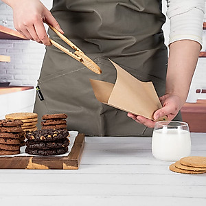 Restaurantware Bag Tek Kraft Paper Small Double Open Bag - Greaseproof - 6 1/4" x 4 3/4" - 100 count box