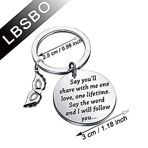 CENWA Musical Theatre Gift Say You'll Share with Me One Love One Lifetime Gift For Musical Fan (Say You'll Share K)