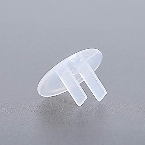 38 Pieces Clear Outlet Covers Baby Proofing - Vmaisi Electrical Safety ChildProof Plug Protector - (Clear, 38 Pack)