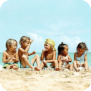 Sun Bum Baby Bum Duke’s Sunscreen Gift Set | Travel Sized SPF 50 Mineral Sun Protection Lotion and Face Stick for Sensitive Skin with Duke Knit Toy | Fragrance Free | Gluten Free and Vegan, Yellow