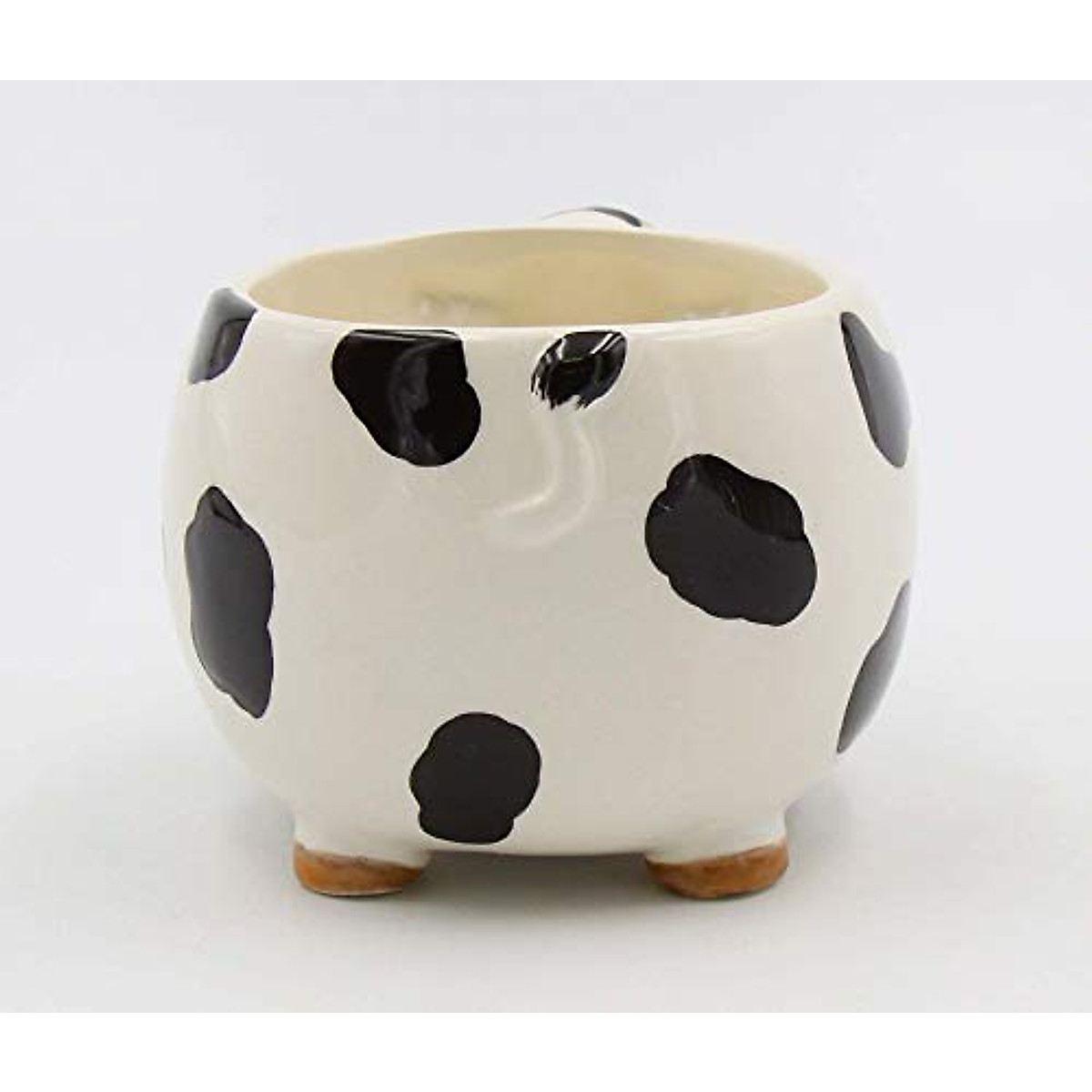 Cosmos Gifts Fine Ceramic Country Barnyard Cow Candy Dish Bowl/Plant Planter, 5" L