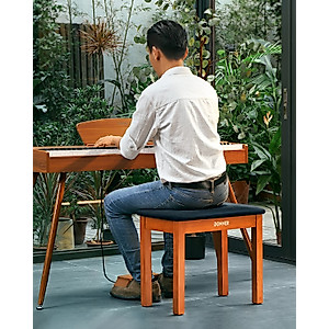 Donner DDP-80 Digital Piano + Wood Finish Color Piano Bench