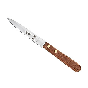Mercer Culinary Praxis Paring Knife with Rosewood Handle, 3-1/2 Inch, Wood
