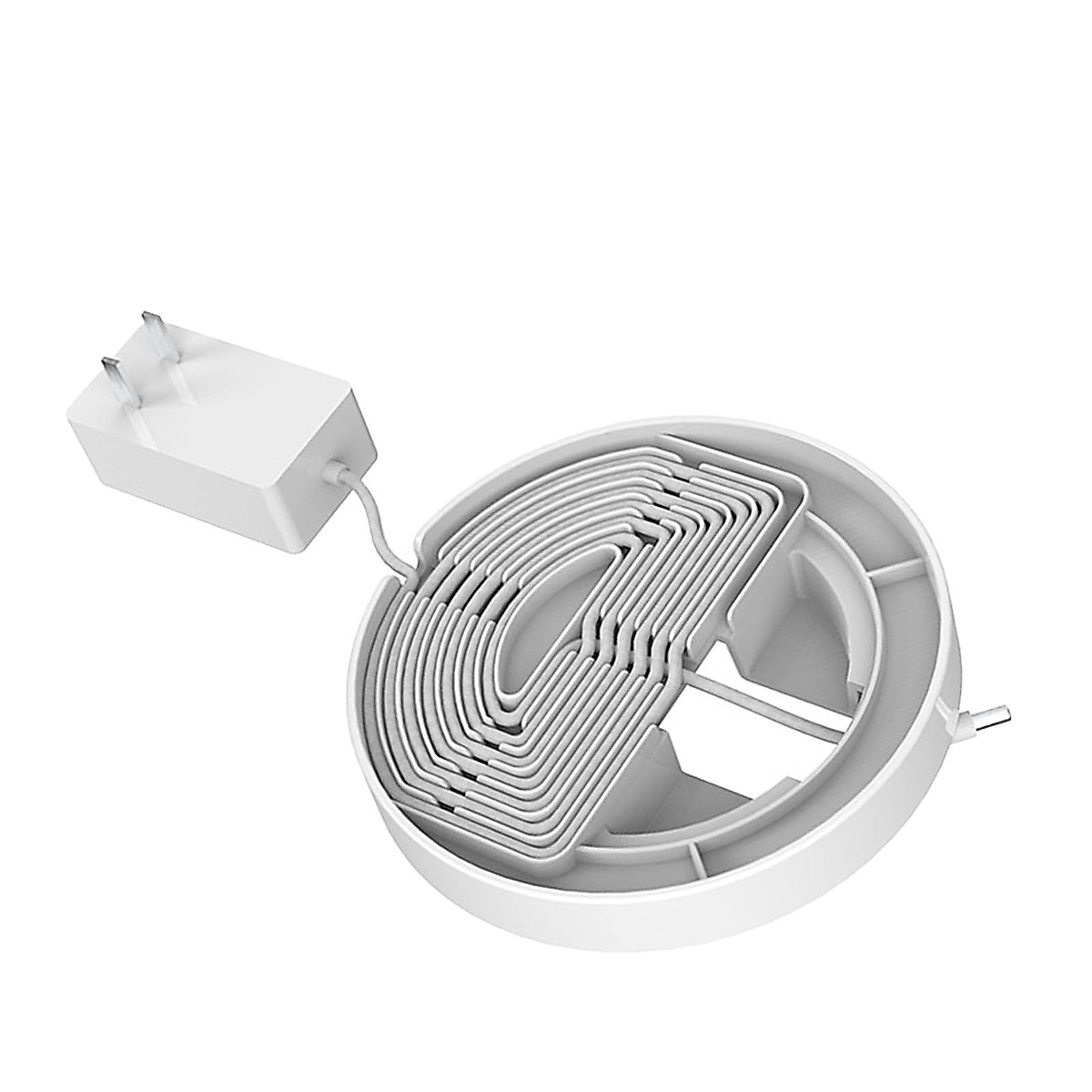 Esenlong Desktop Holder Stand Free Punch Speaker Bracket with Power Cord Storage for Echo Show 10