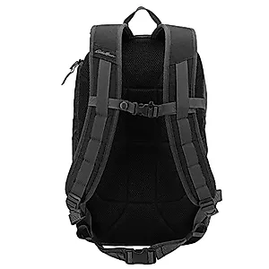 Eddie Bauer Cargo Backpack 30L Access Computer Sleeve and Dual Mesh Side Pockets, Black