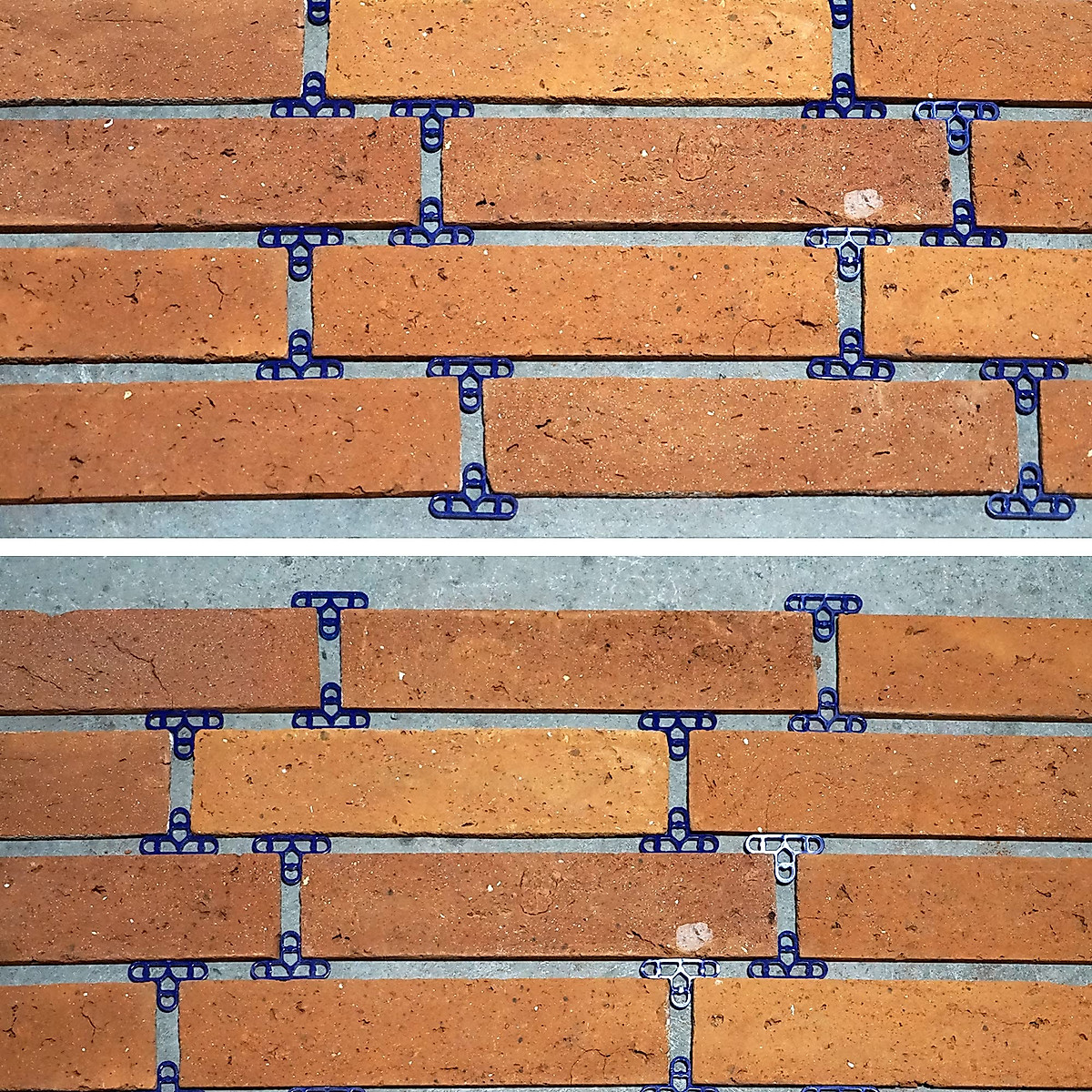 Purple Color 3/8 inch 100pcs 10mm Mortar Gap Spacer Kitchen Room Tile Spacer Bricklaying Spacer Window Glass Spacer Tile Leveling Clips Masonry Paving Slab Spacer Concrete Floor Spacer