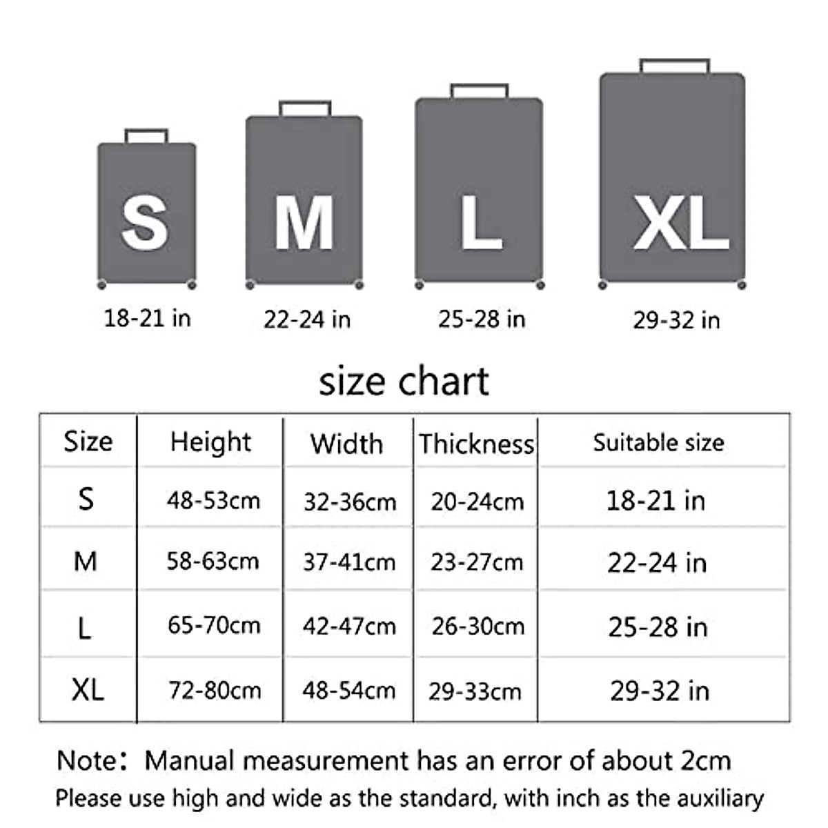 ZPINXIGN Cow Print Luggage Cover for Kids Cute Strawberry Cow Suitcase Protector Cover 25-28 Inch Baggage Cover Holiday Travel Luggage Case Protective Cover