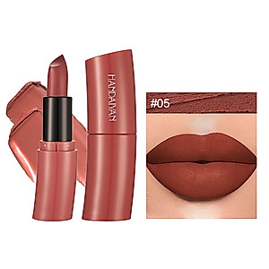 BANGFENG 6 Colors Matte Lipstick Set New Upgraded Formula Nude Moisturizer Smooth Lipstick Long Lasting Not Dry or Cracked Lipstick Makeup Gift Set